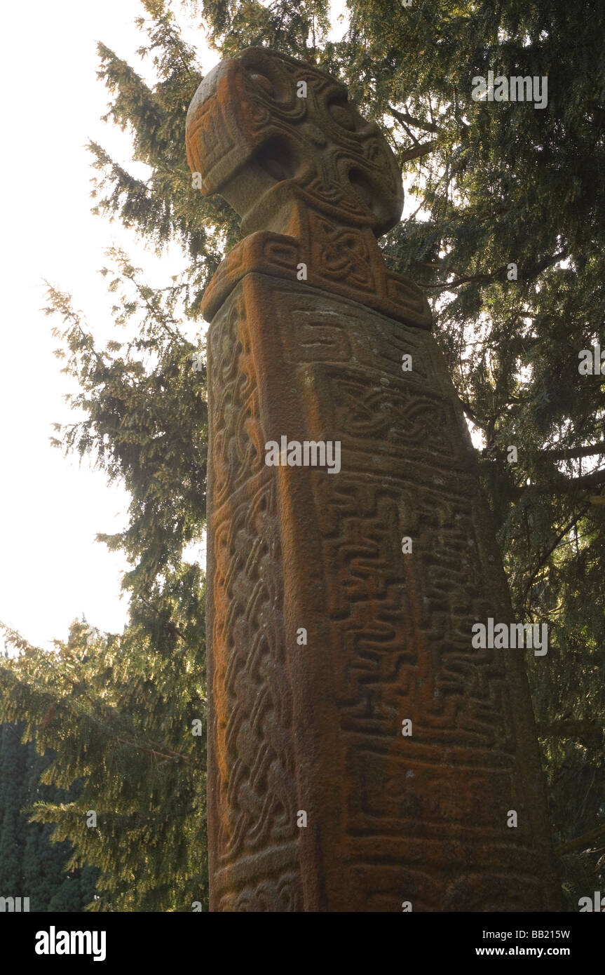 Celtic cross nevern church pembrokeshire hi-res stock photography and ...