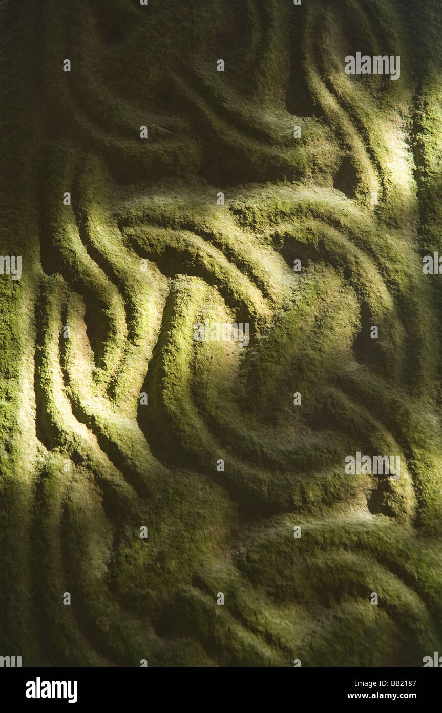 Celtic cross nevern church pembrokeshire hi-res stock photography and ...