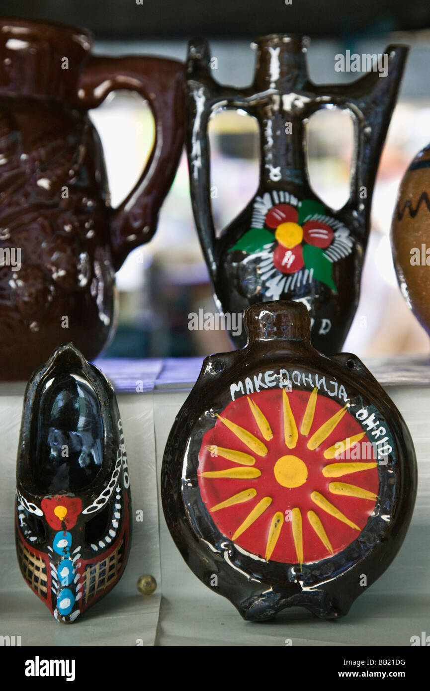 MACEDONIA, Ohrid. Macedonian Pottery Stock Photo - Alamy