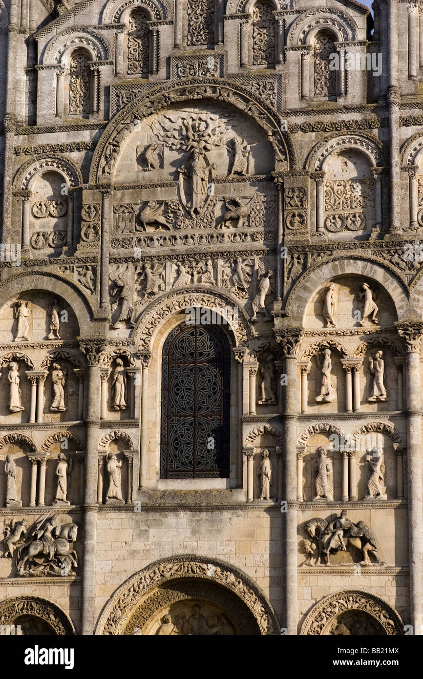 Cathedral of St Pierre Detail Angoulême Charente France Stock Photo - Alamy