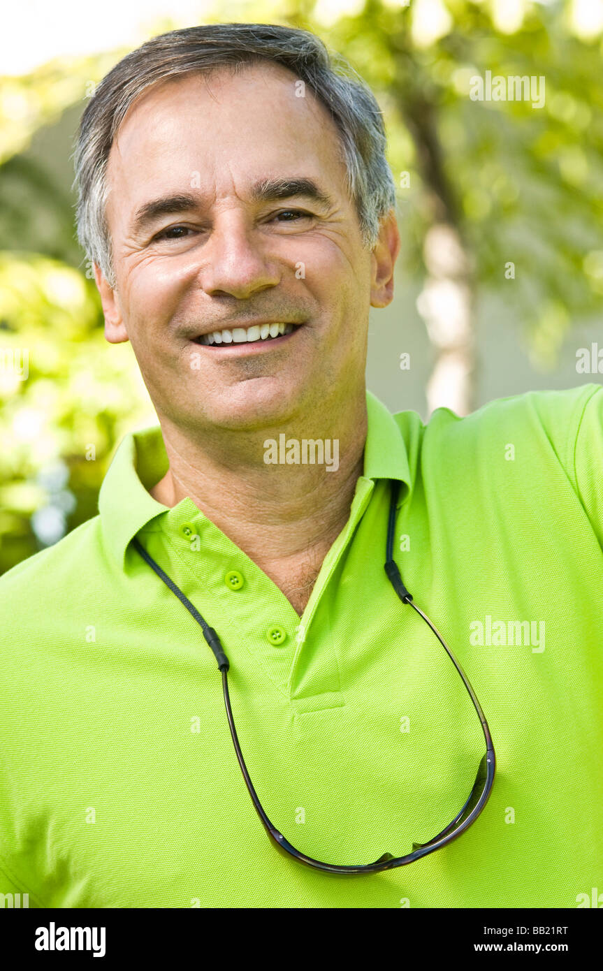 Portrait of a man smiling Stock Photo - Alamy