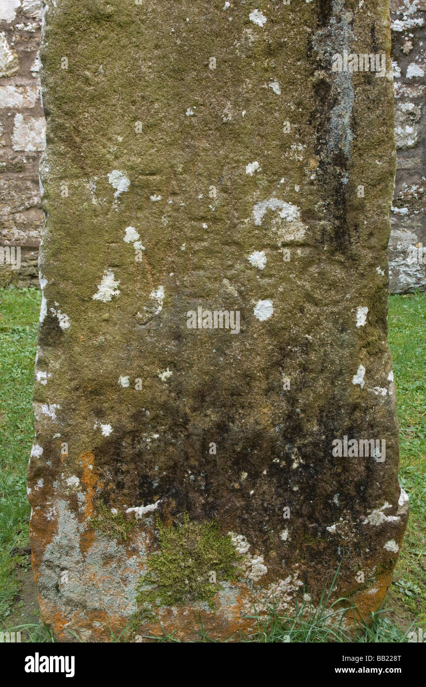 Vitalianus Stone, St Brynach Church, Nevern, Pembrokeshire Stock Photo ...