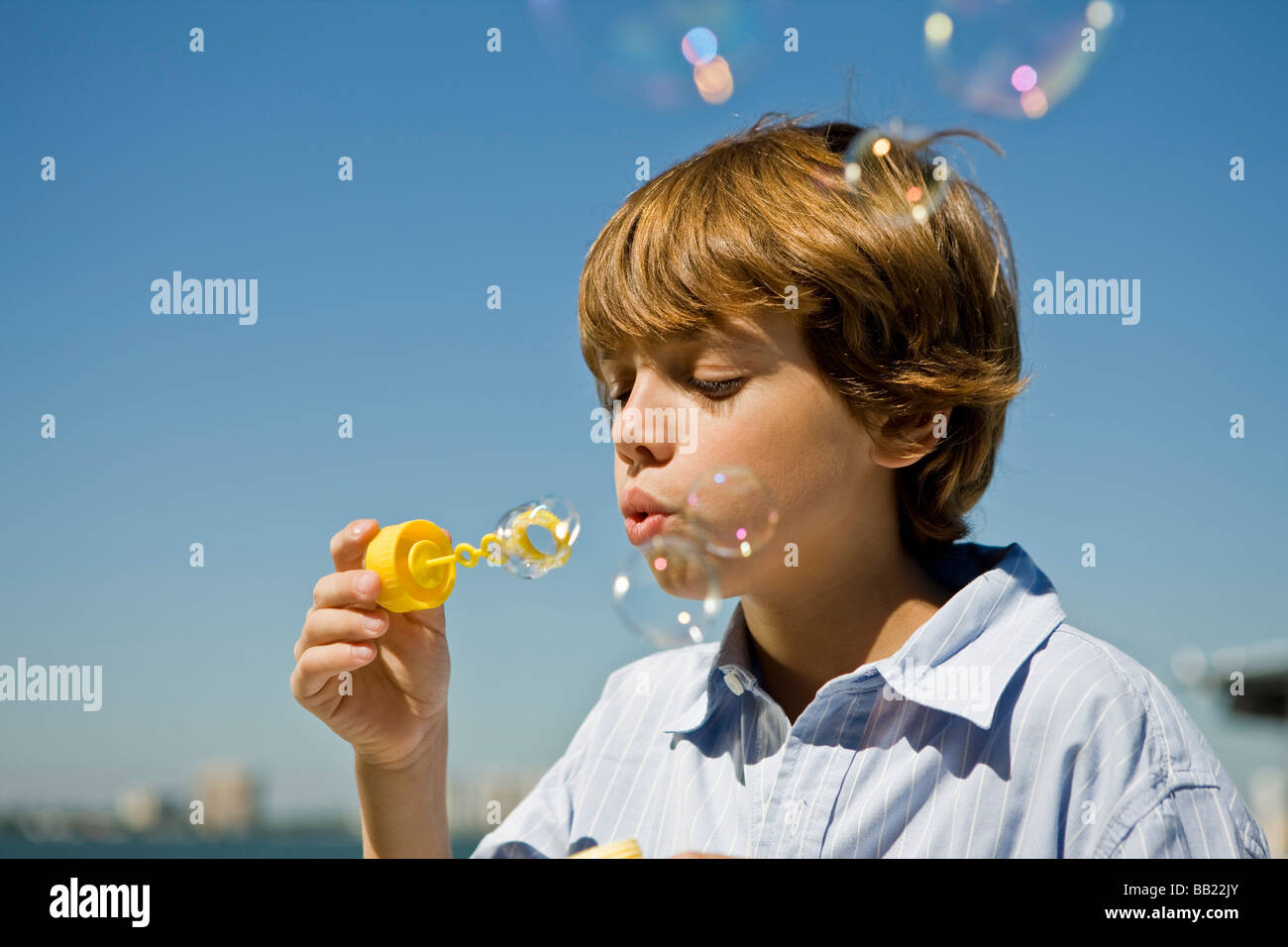 Boy plastic bubble hi-res stock photography and images - Alamy