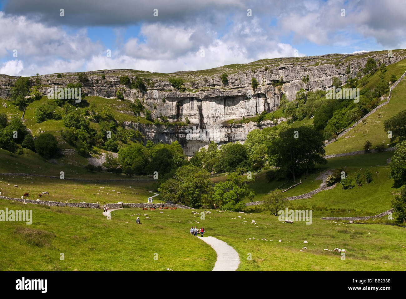 Malham Cove in the Yorkshire Dales, UK Stock Photo - Alamy