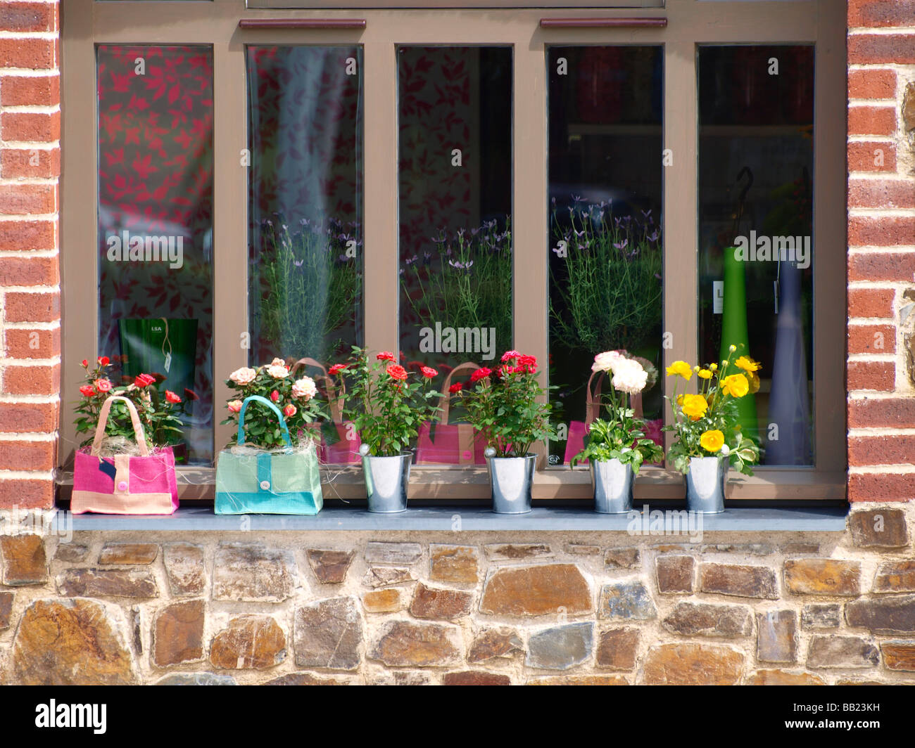 Flower pots outside uk hi-res stock photography and images - Alamy