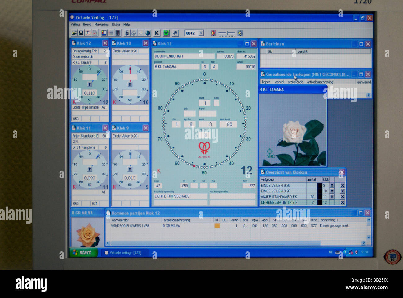 Dutch clock auction hi-res stock photography and images - Alamy