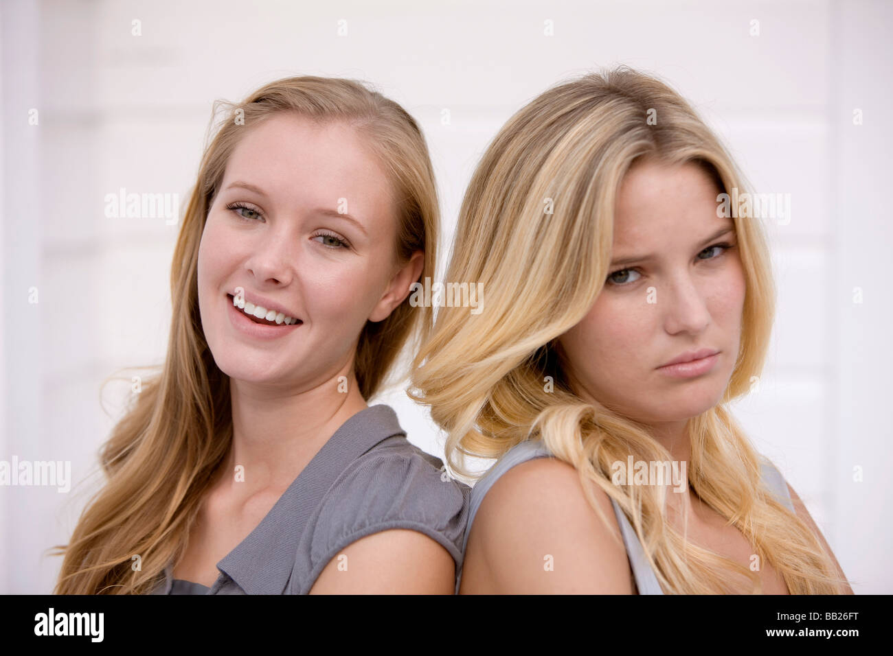 Portrait of two women Stock Photo - Alamy
