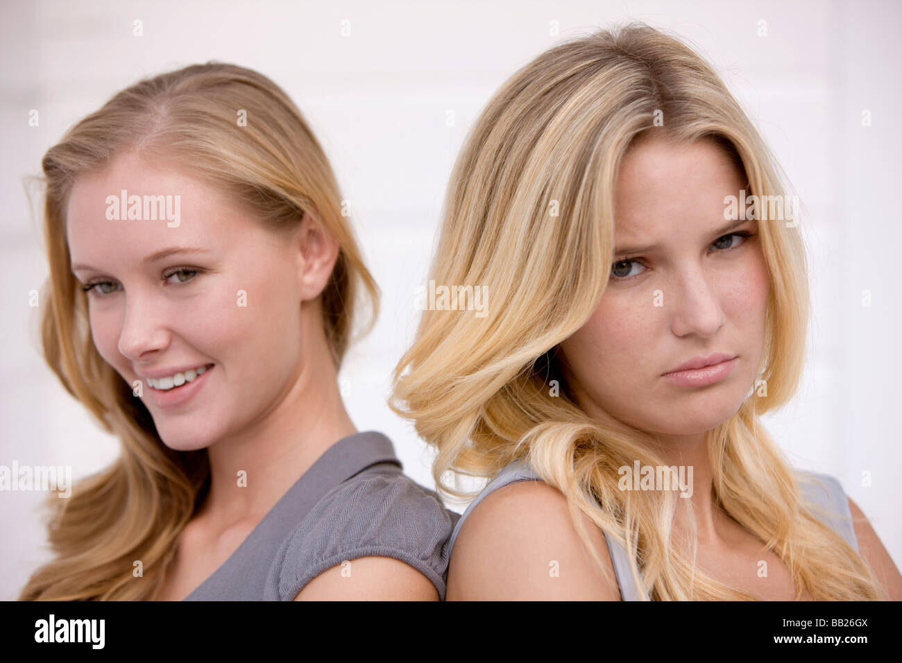 Portrait of two women Stock Photo - Alamy