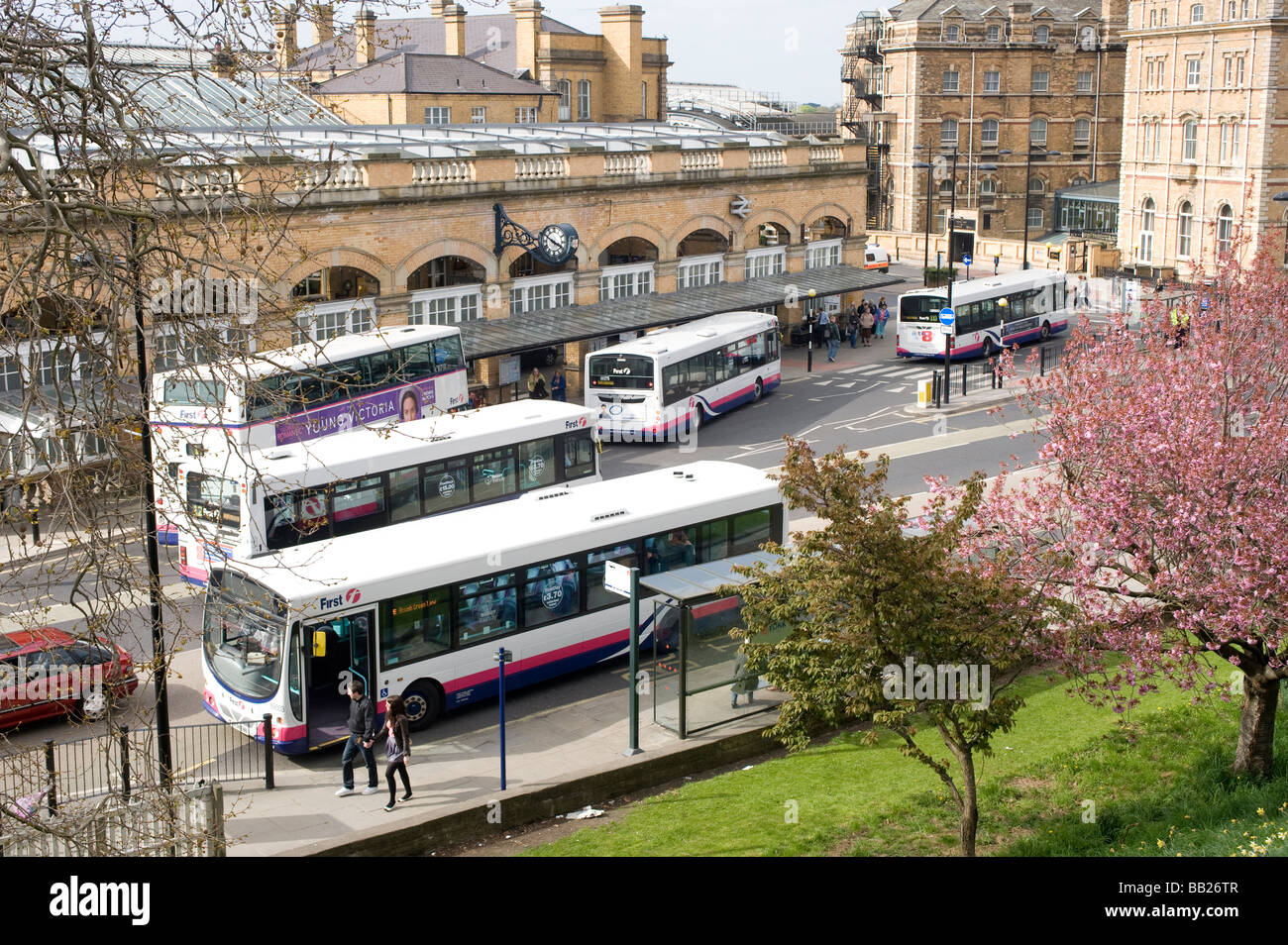 First buses various bus stops hi-res stock photography and images - Alamy