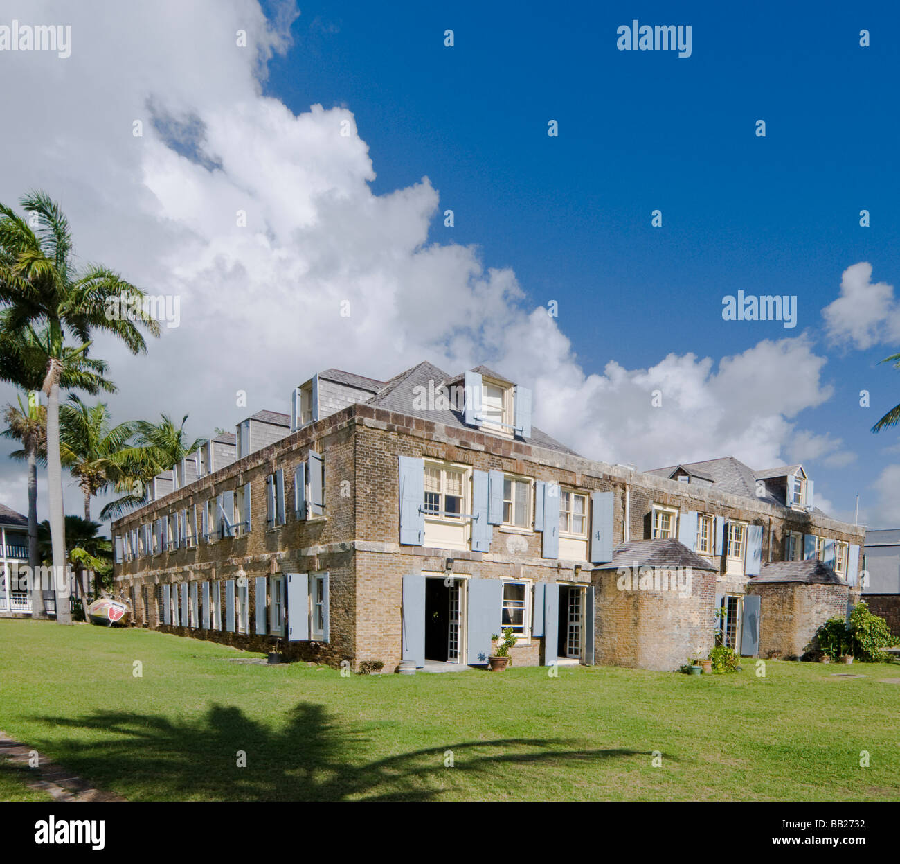 Caribbean, Antigua. Nelson's Dockyard National Park (built 1743-1794 ...