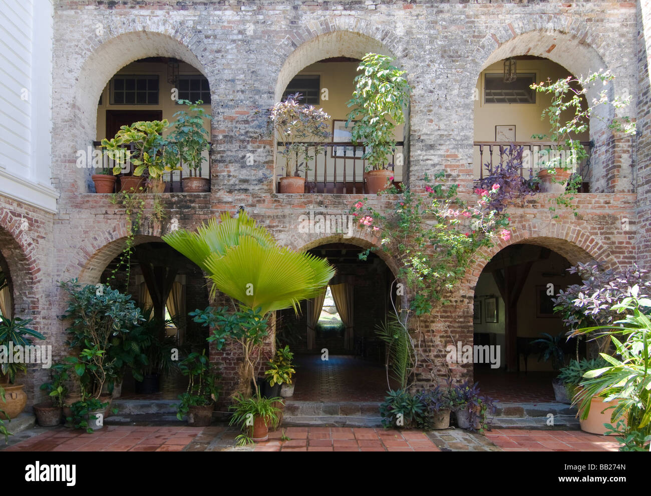 Caribbean, Antigua. Nelson's Dockyard National Park (built 1743-1794 ...