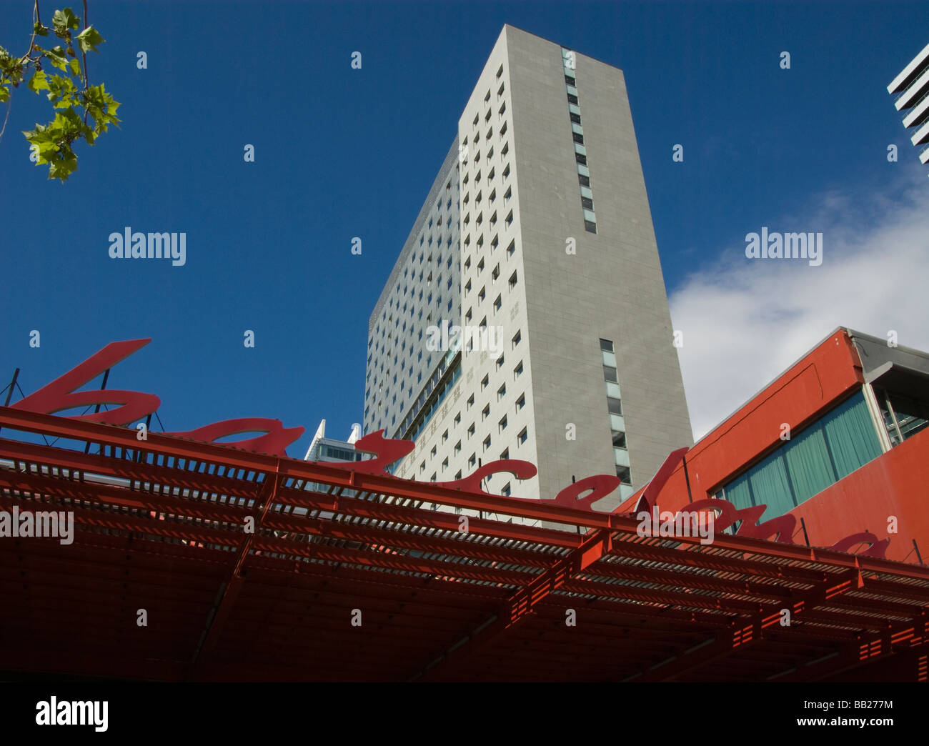 Barcelona forum building hi-res stock photography and images - Alamy