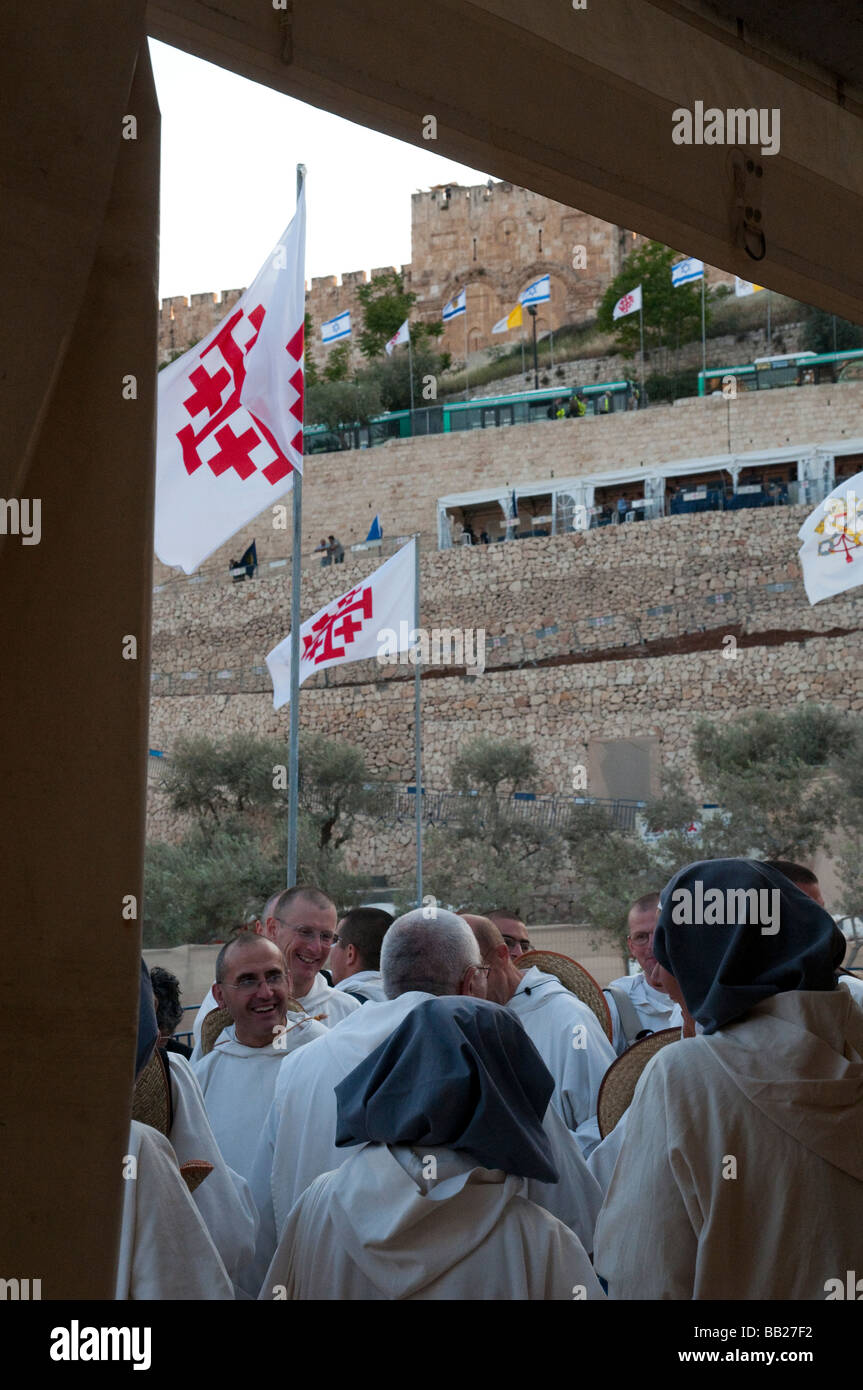 Israel Jerusalem Solemn Pontifical Mass in Gethsemani 12 05 09 Stock ...
