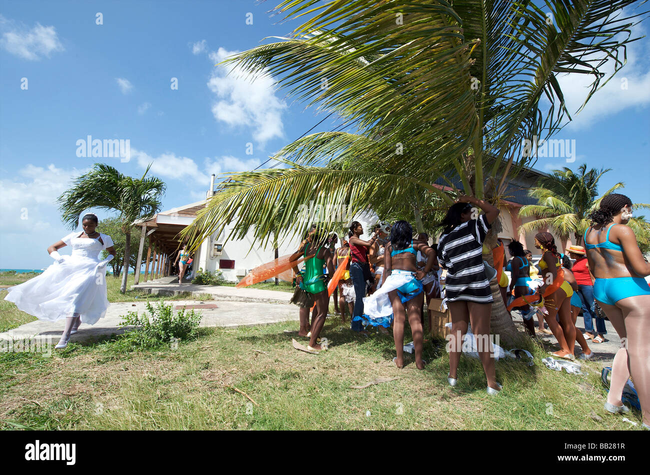 St Martin carnival parade Stock Photo - Alamy