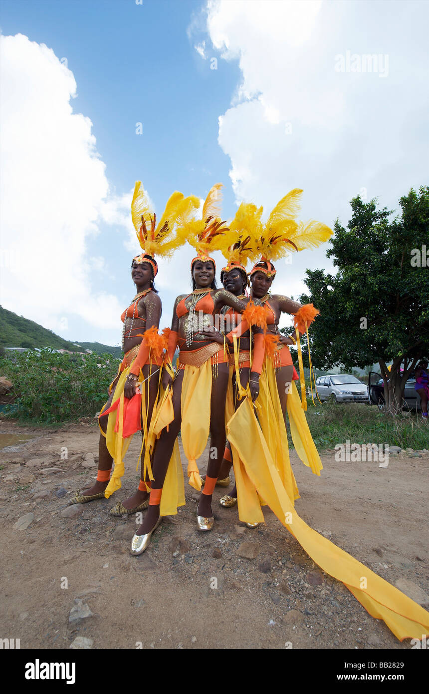 St Martin carnival parade Stock Photo - Alamy