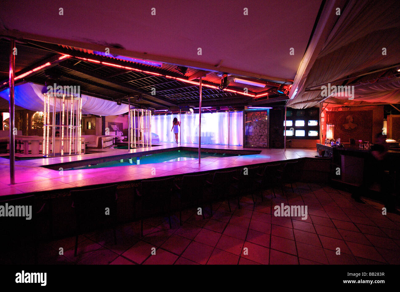 Sint Maarten strip club the Platinum Room Stock Photo - Alamy