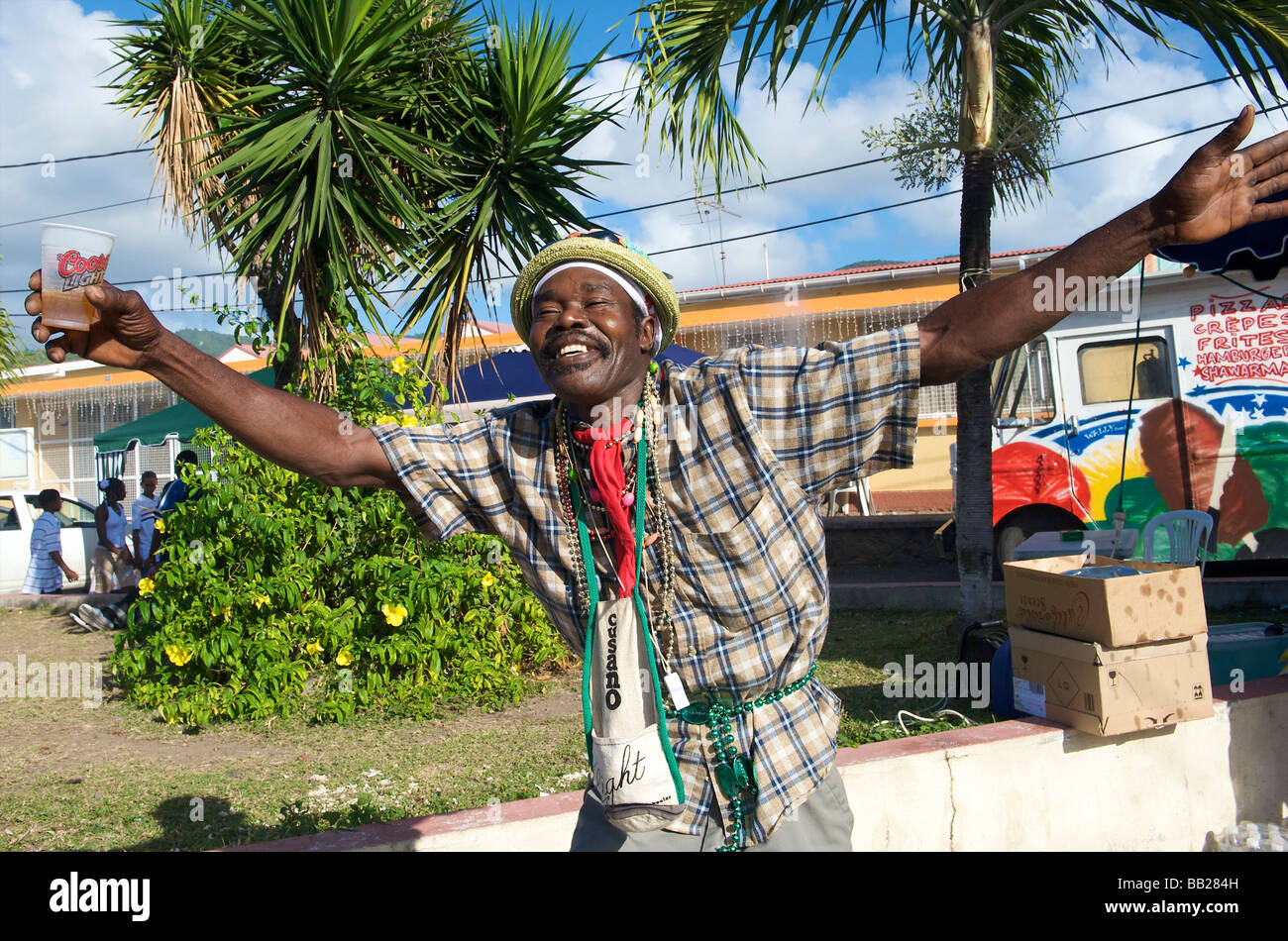 St Martin carnival parade Stock Photo - Alamy