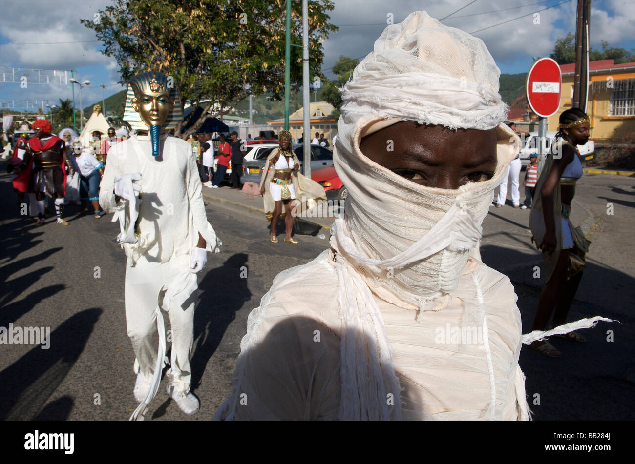 St Martin carnival parade Stock Photo - Alamy
