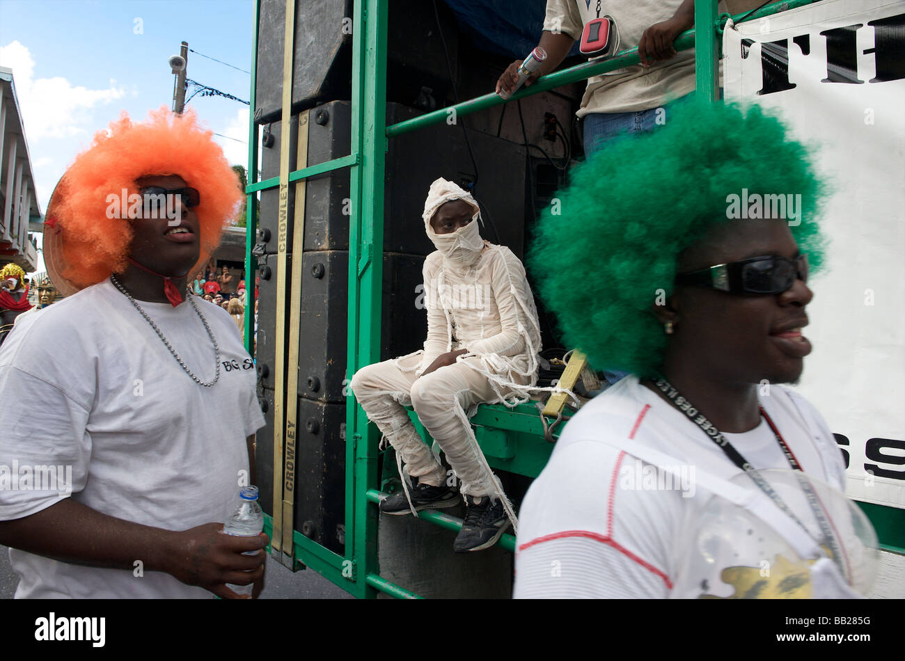 St Martin carnival parade Stock Photo - Alamy