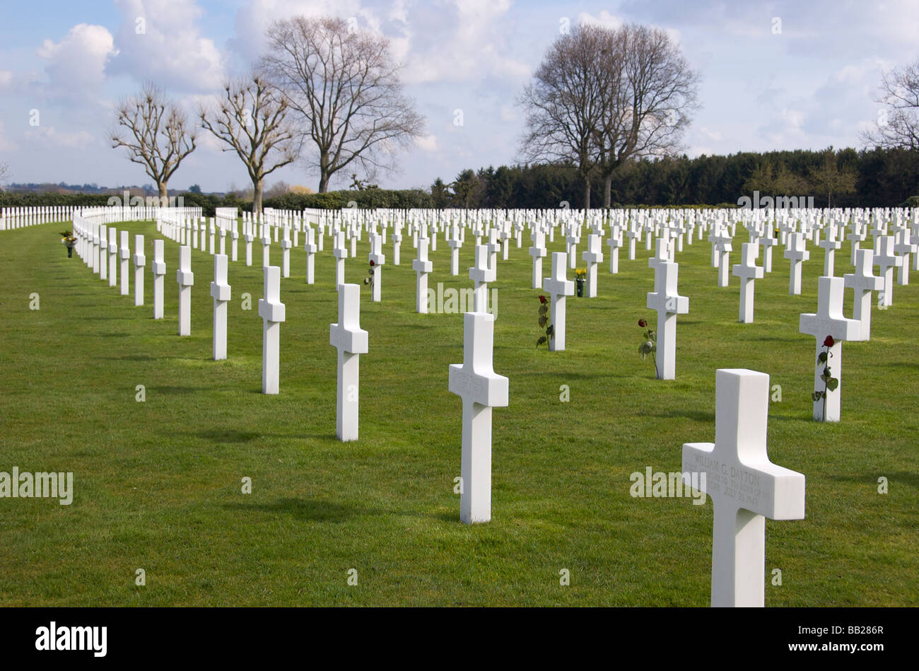 Europe, Netherlands, Limburg, Maastricht, Netherlands American Cemetery ...