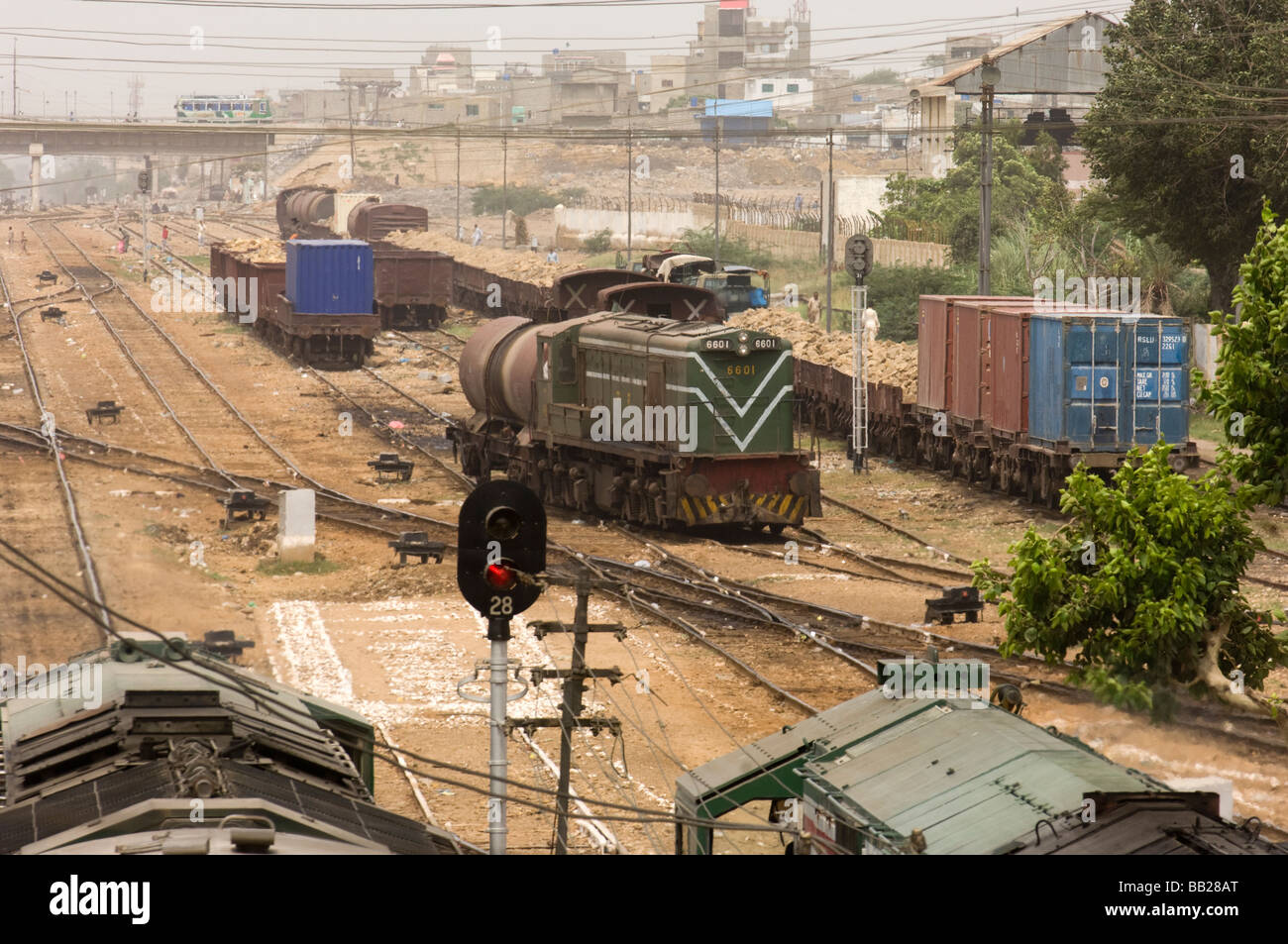 Pakistan train station Pakistan Stock Photo - Alamy