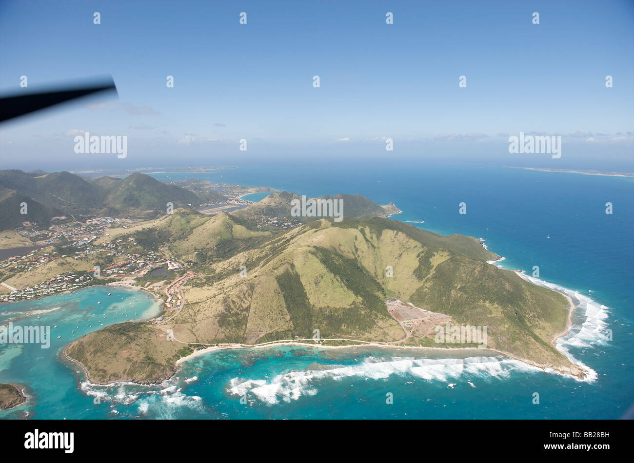 St Martin Eastern Point Stock Photo - Alamy