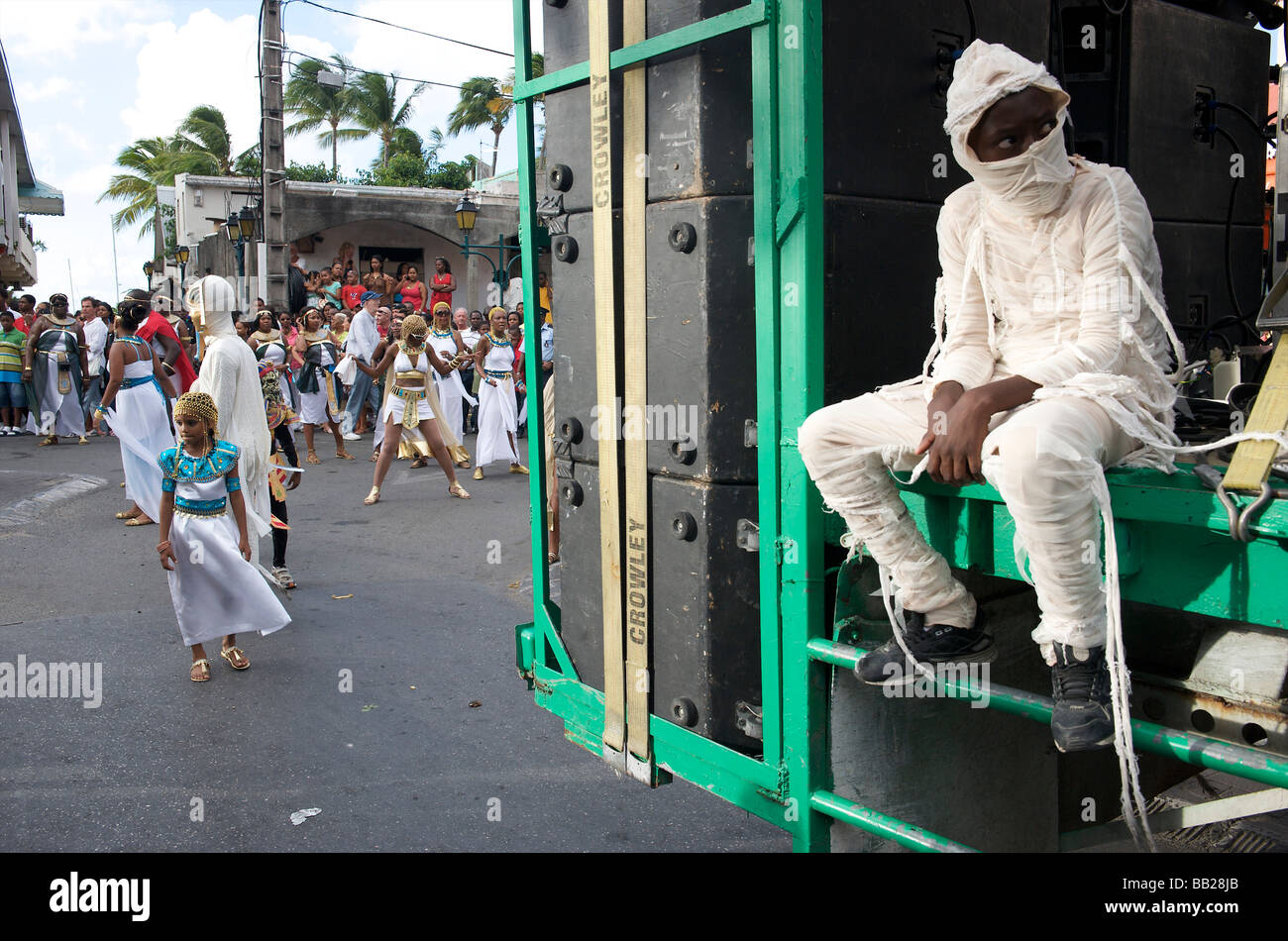 St Martin carnival parade Stock Photo - Alamy