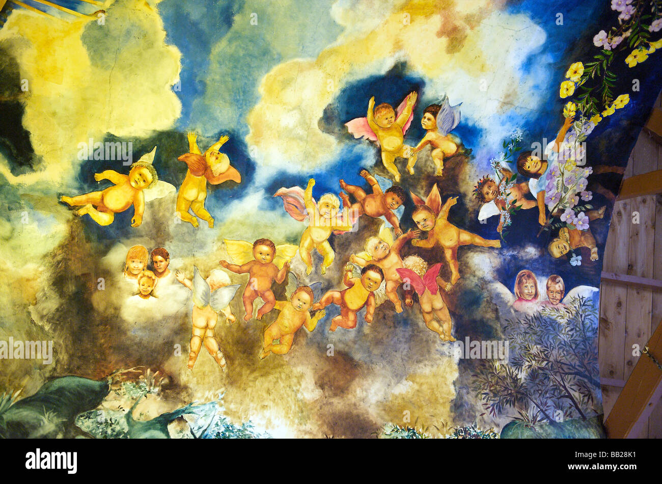 Painting on the ceiling church hi-res stock photography and images - Alamy
