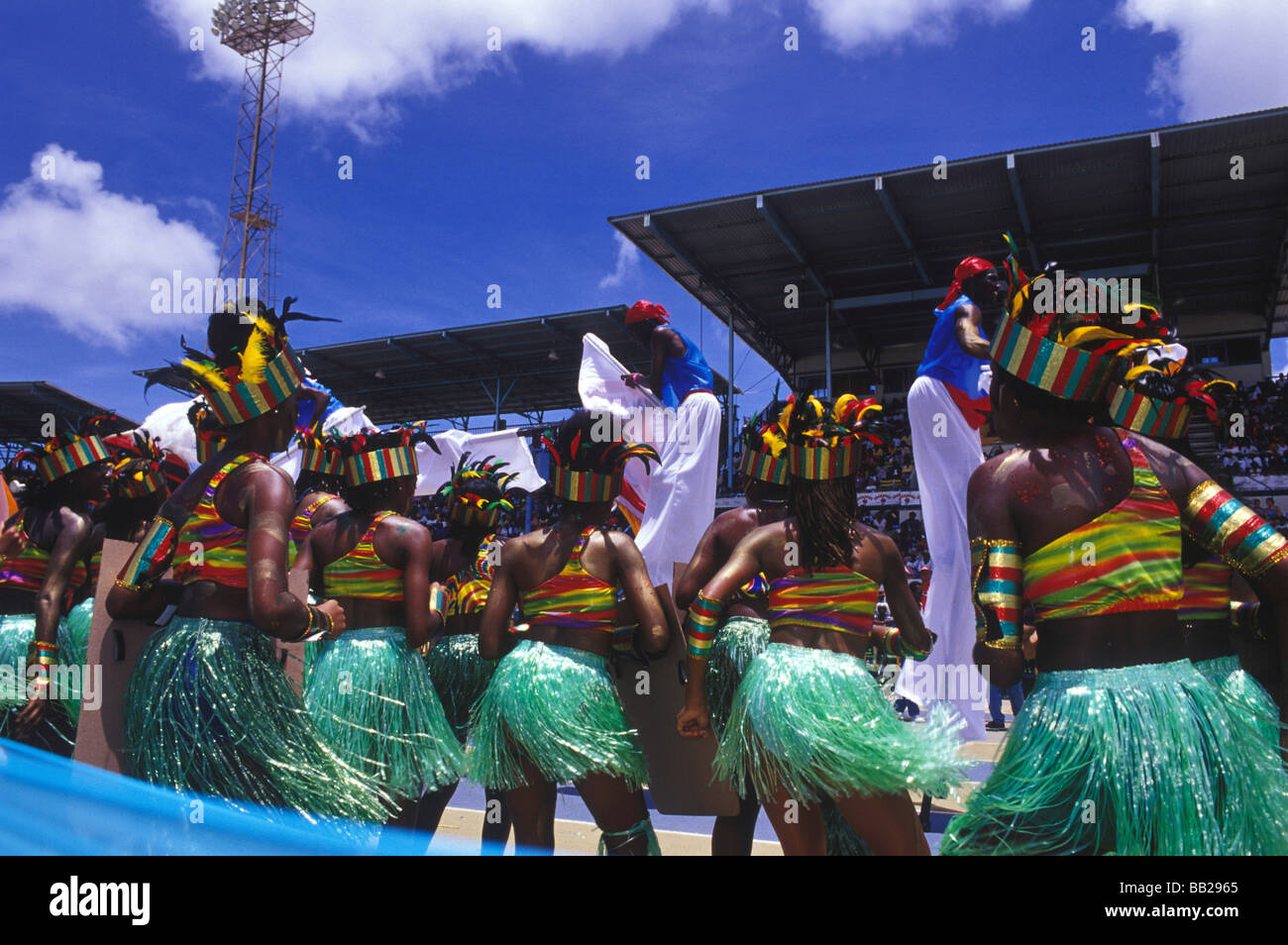 Caribbean, Barbados, Bridgetown. Crop Over Carnival Stock Photo - Alamy