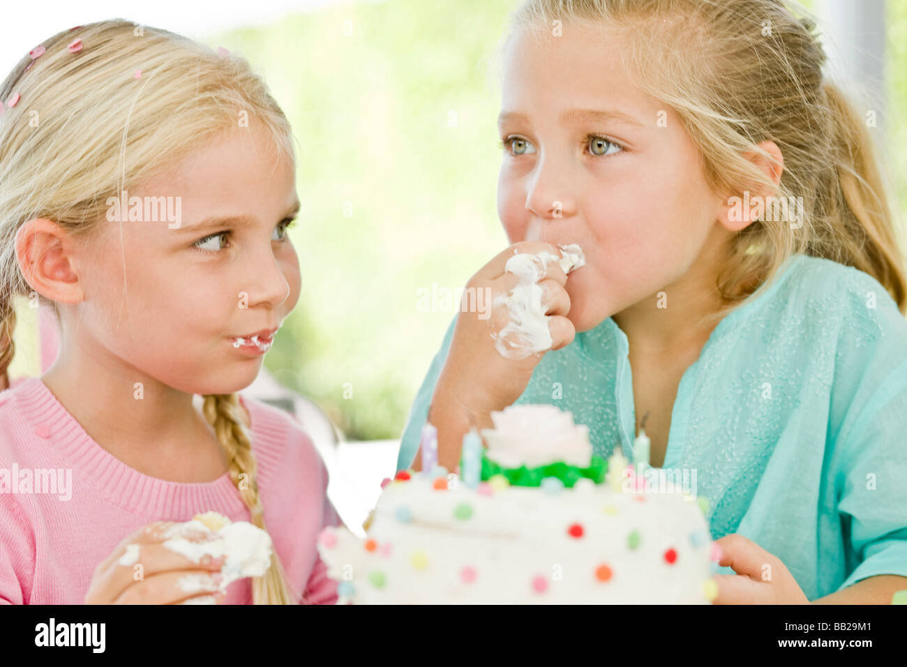 Girls Eating Icing High Resolution Stock Photography and Images - Alamy