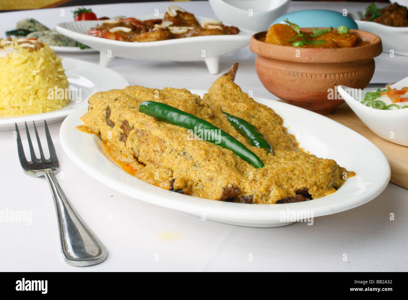 Doi ilish Hilsa or Ilish Mach is a popular fish dish from eastern part ...