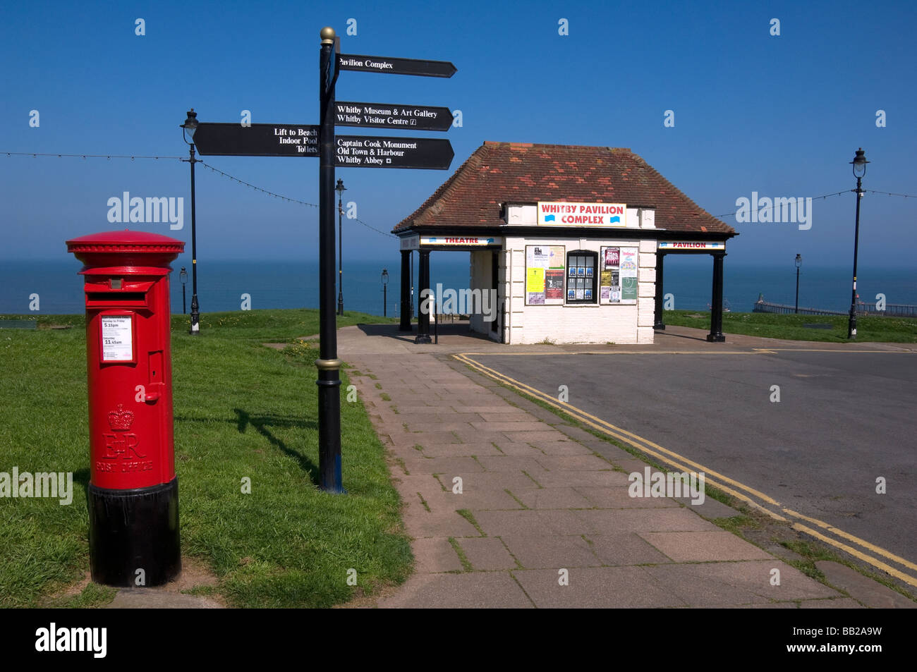 Red and blue post office box hi-res stock photography and images - Alamy