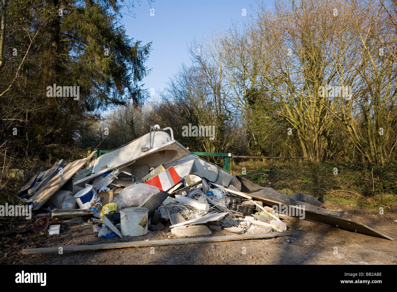 Fly tipping beauty spot hi-res stock photography and images - Alamy