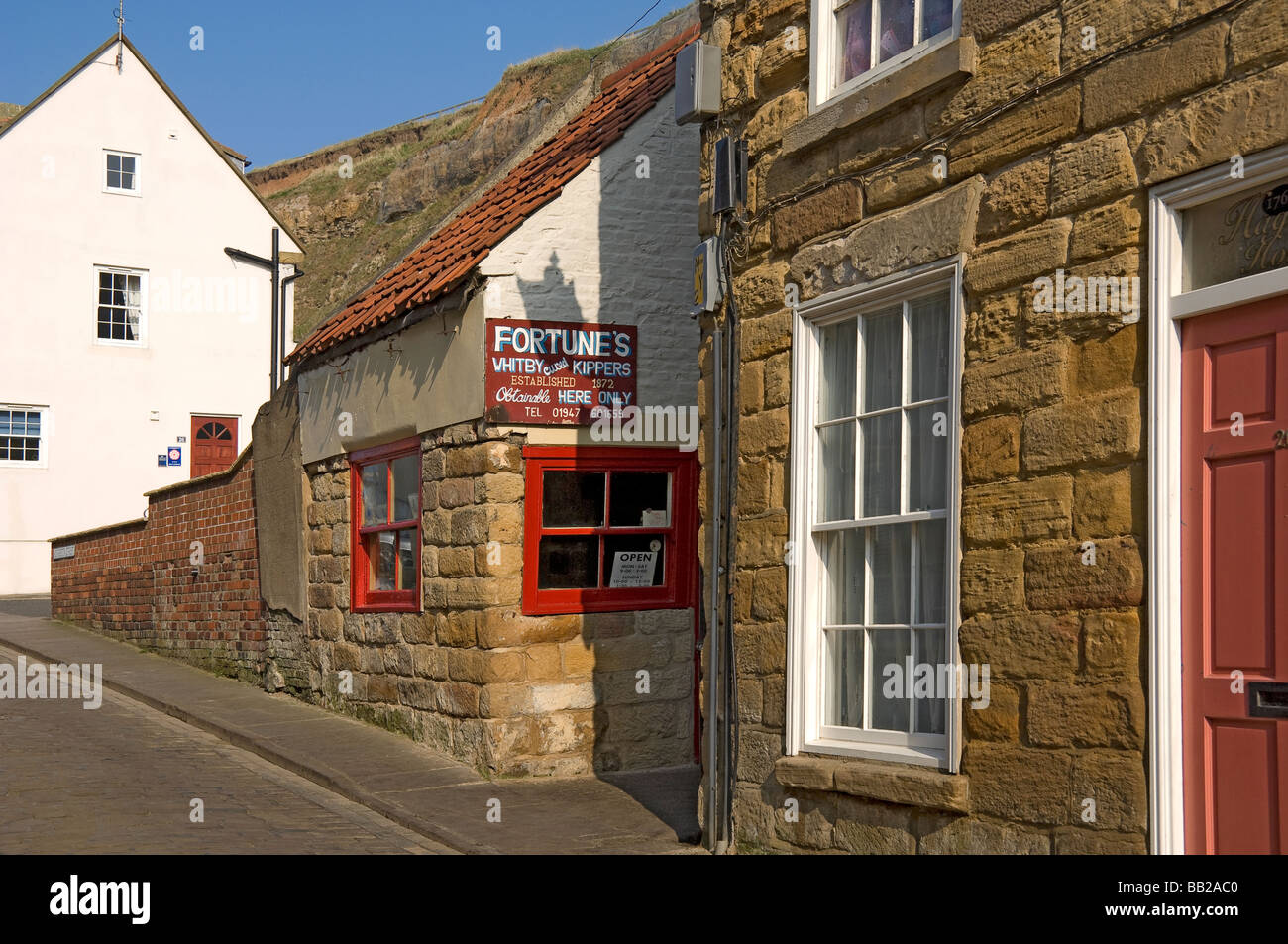 Whitby kipper shop hi-res stock photography and images - Alamy
