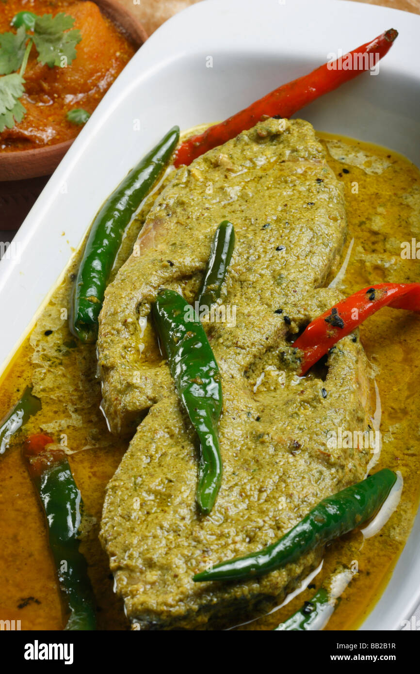 Doi ilish Hilsa or Ilish Mach is a popular fish dish from eastern part ...