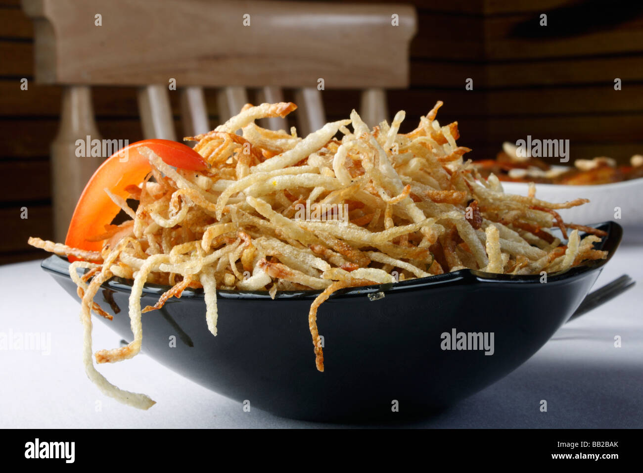 Alu bhaja is a crispy potato fry from Bengal Stock Photo - Alamy
