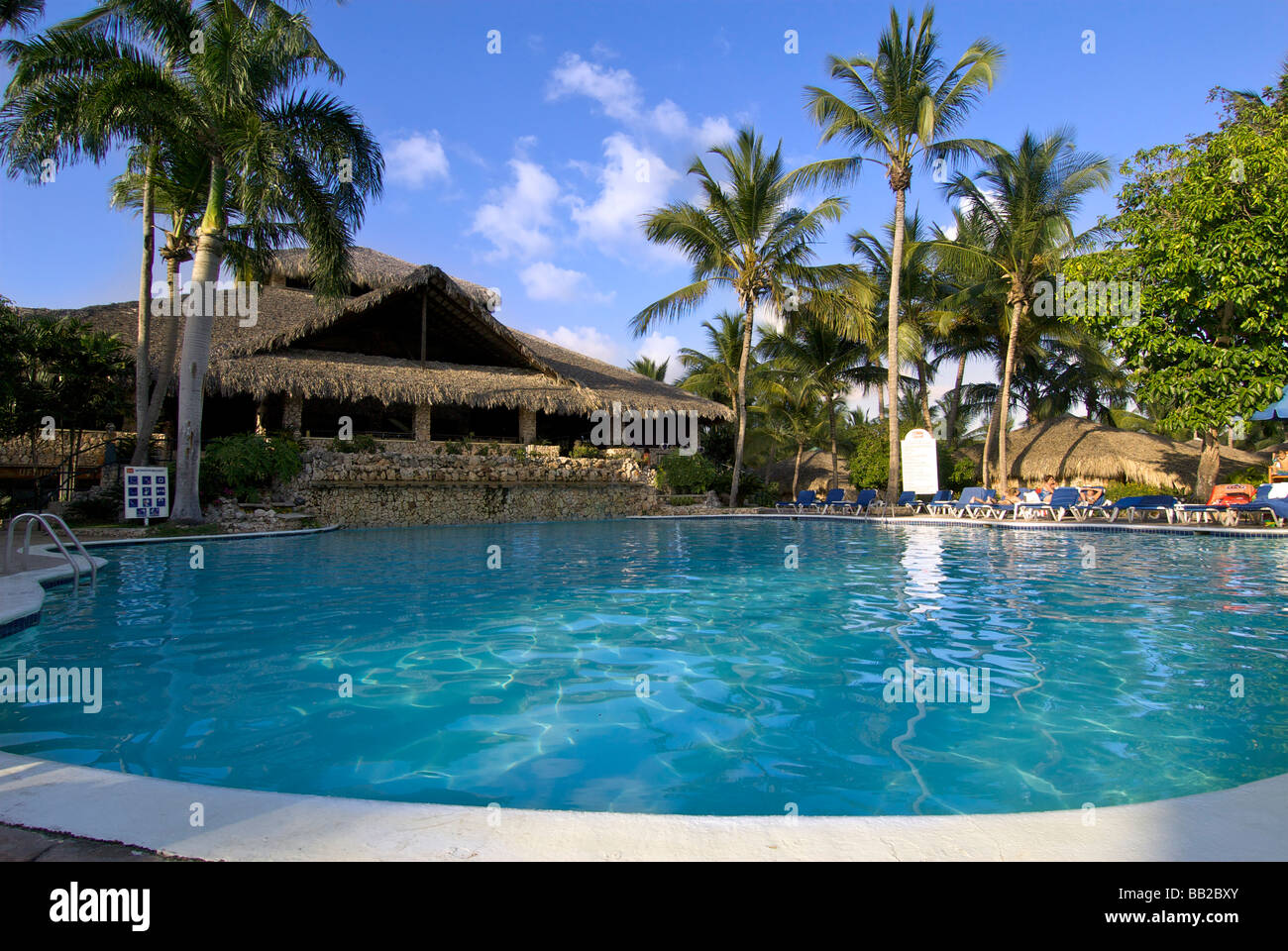 Dominican Republic, Bayahibe, Viva Wyndham Dominicus Beach Stock Photo ...
