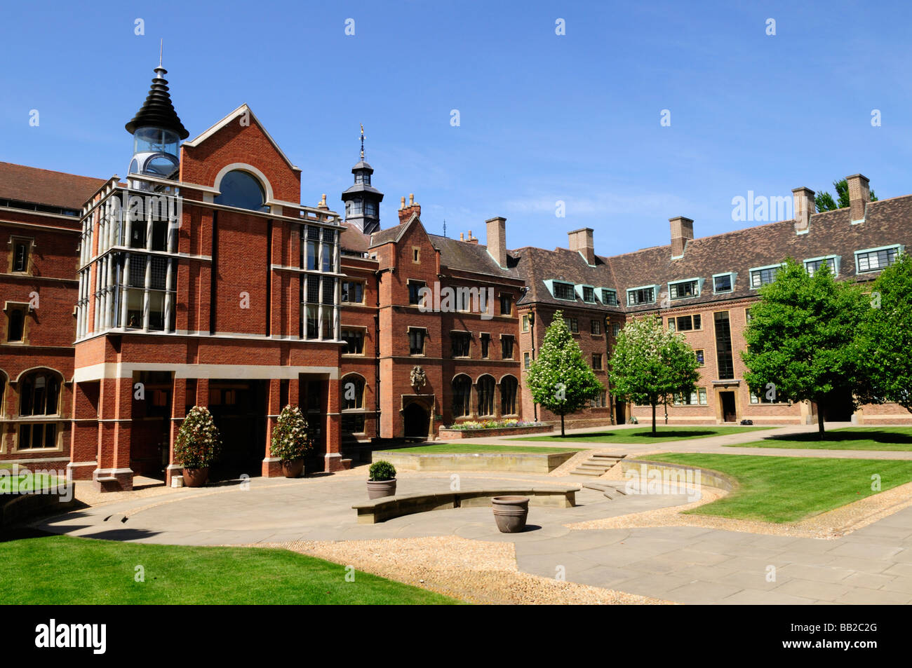 Library at St Johns College Cambridge England Uk Stock Photo - Alamy