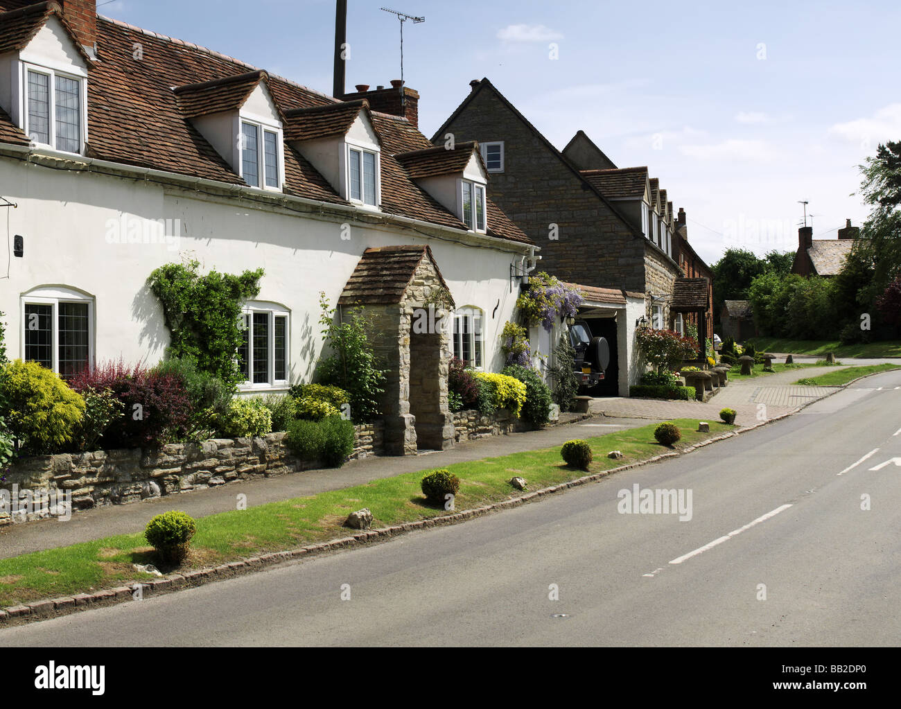 village with houses in countryside Stock Photo - Alamy
