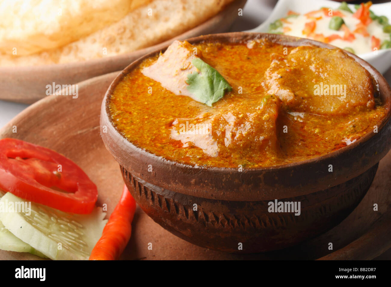 Alu dum is a spicy potato curry from Bengal Stock Photo - Alamy