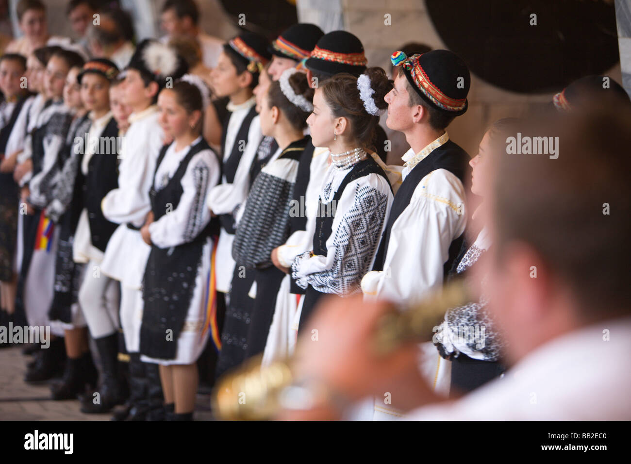 ROMANIA, Brasov. Music and Dance in Traditional Romanian style at a ...