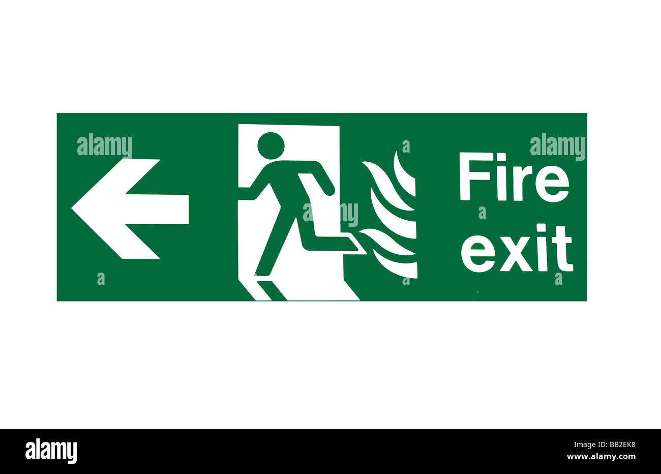 Fire Exit Sign Signs Stock Photo - Alamy
