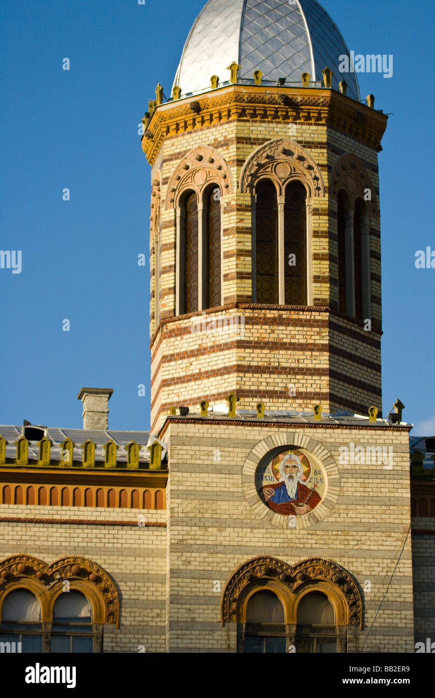 Byzantine style Tower of the Romanian Orthodox Cathedral was finished ...