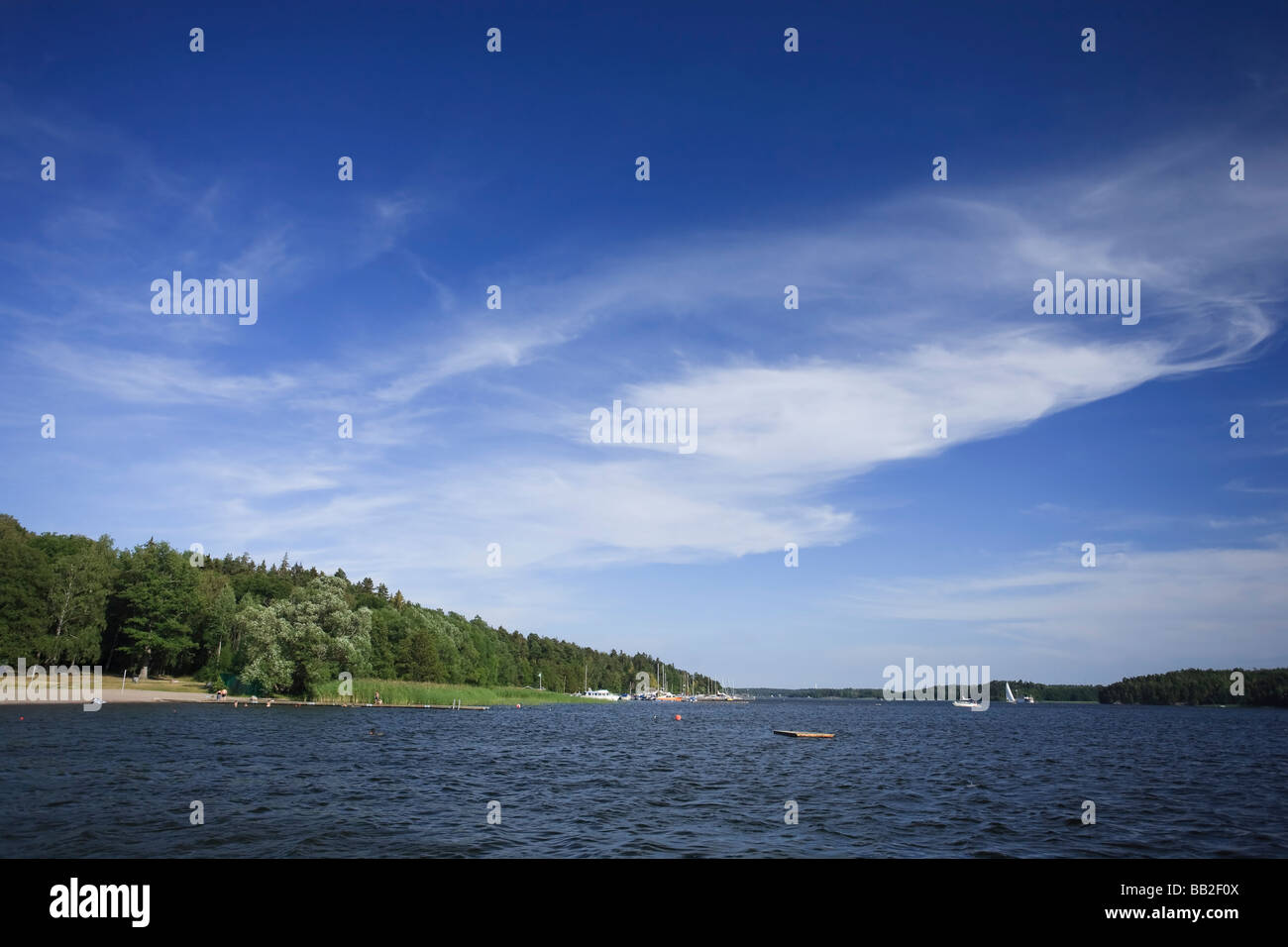 Hasselby Strand Beach Stockholm Archipelago Stockholm Sweden Stock ...