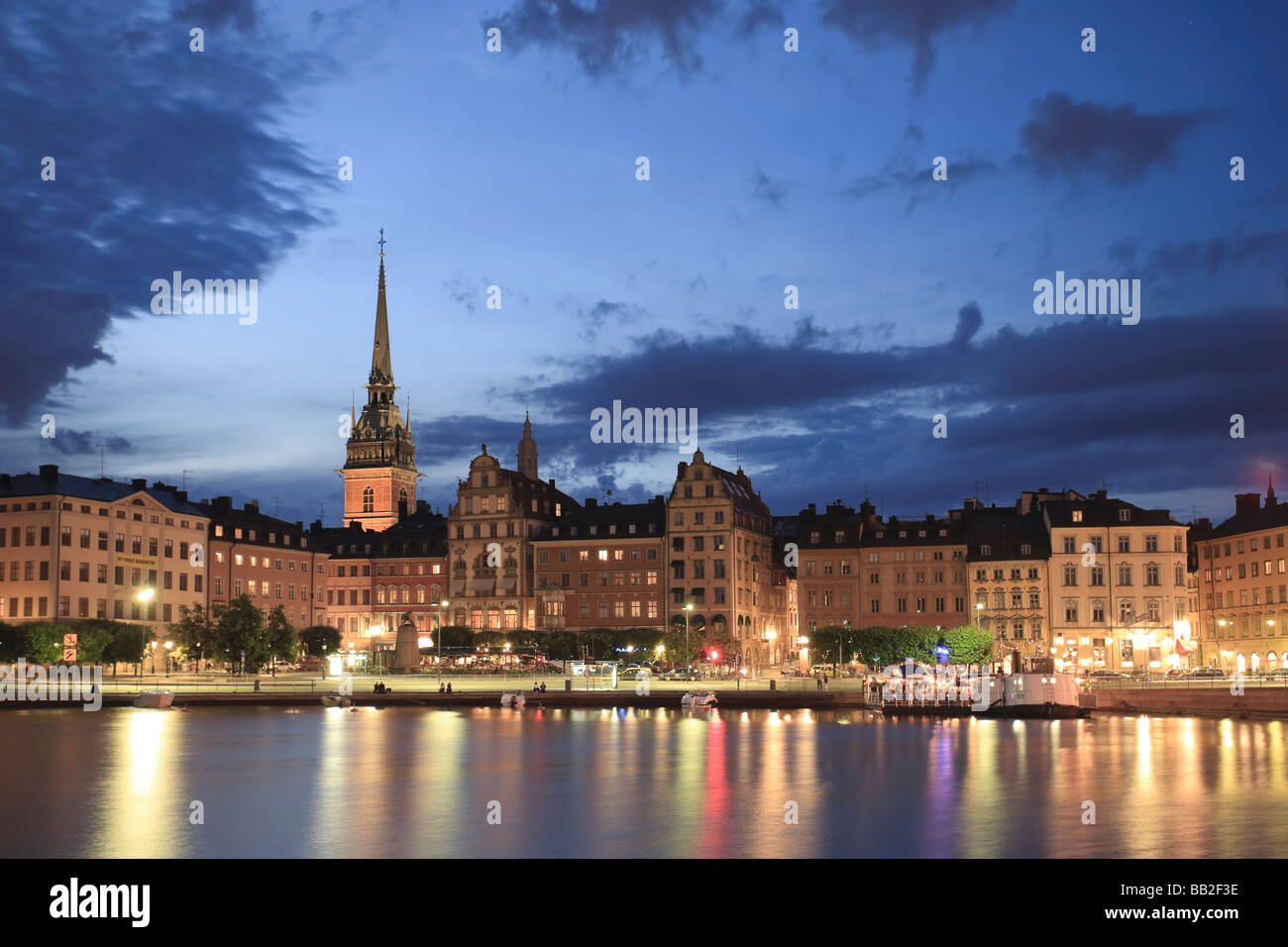 Gamla Stan and Riddarholm Church Stockholm Sweden Stock Photo - Alamy