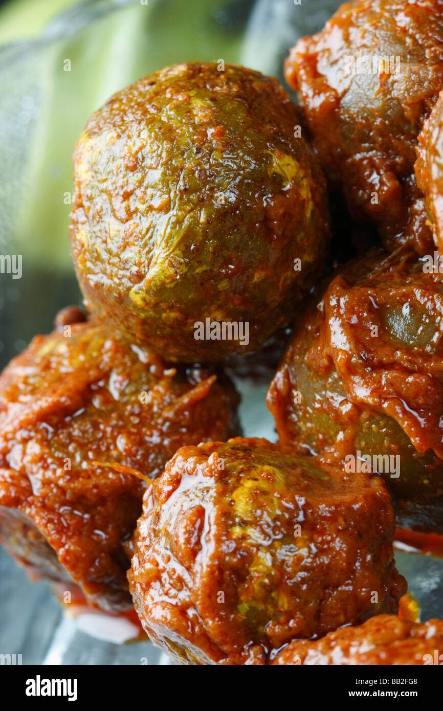 Amla Pickle - A popular Indian pickle containing Amla the Indian ...