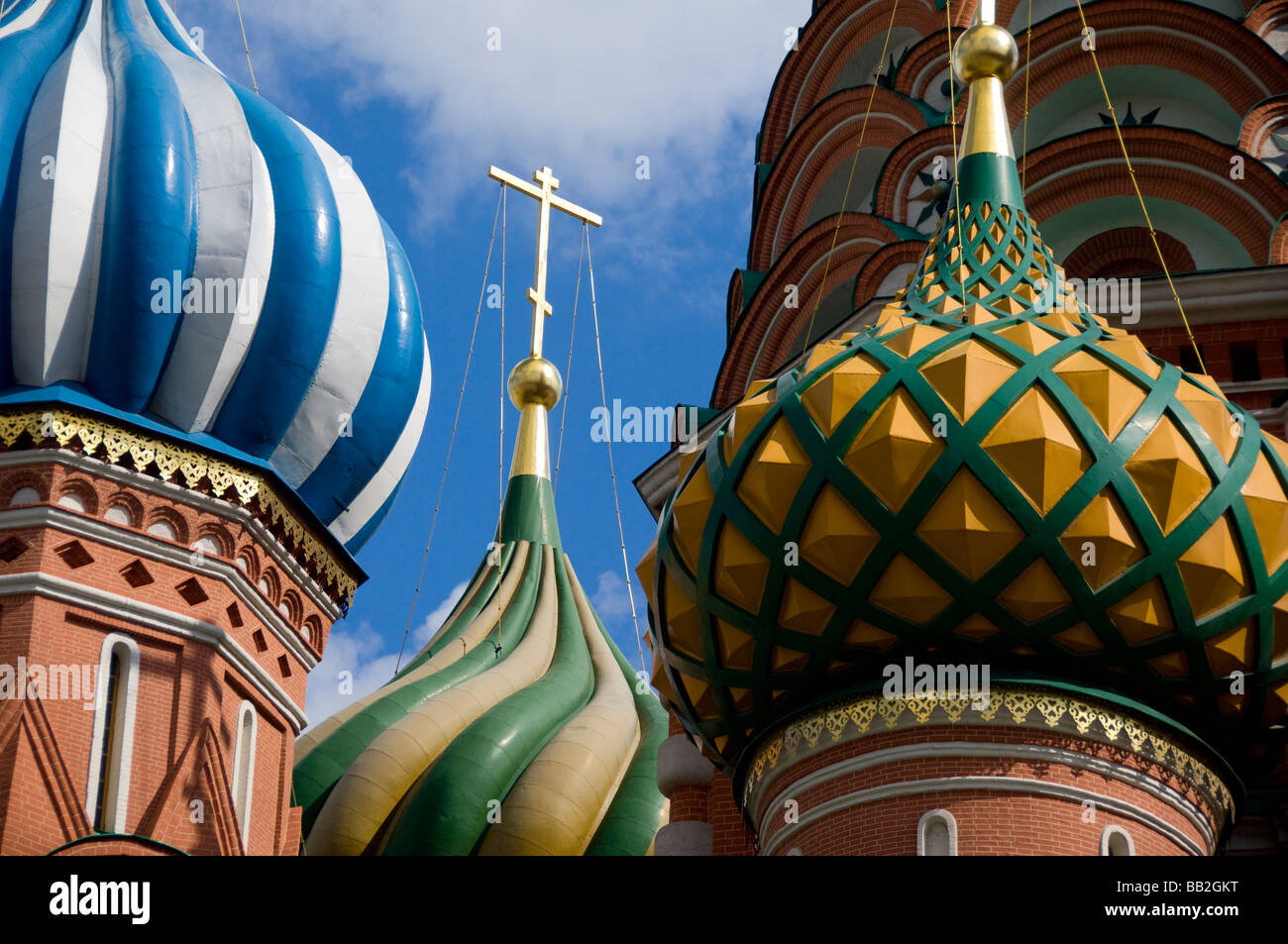 Russia, Moscow, Red Square. St. Basil's Cathedral Stock Photo - Alamy