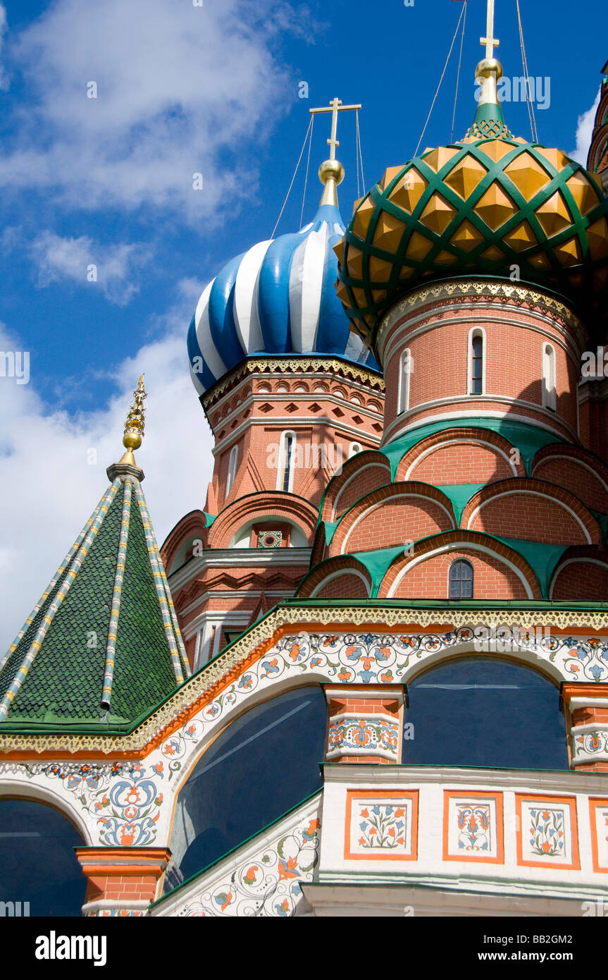 Russia, Moscow, Red Square. St. Basil's Cathedral Stock Photo - Alamy