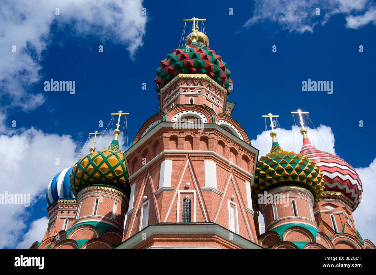 Russia, Moscow, Red Square. St. Basil's Cathedral Stock Photo - Alamy