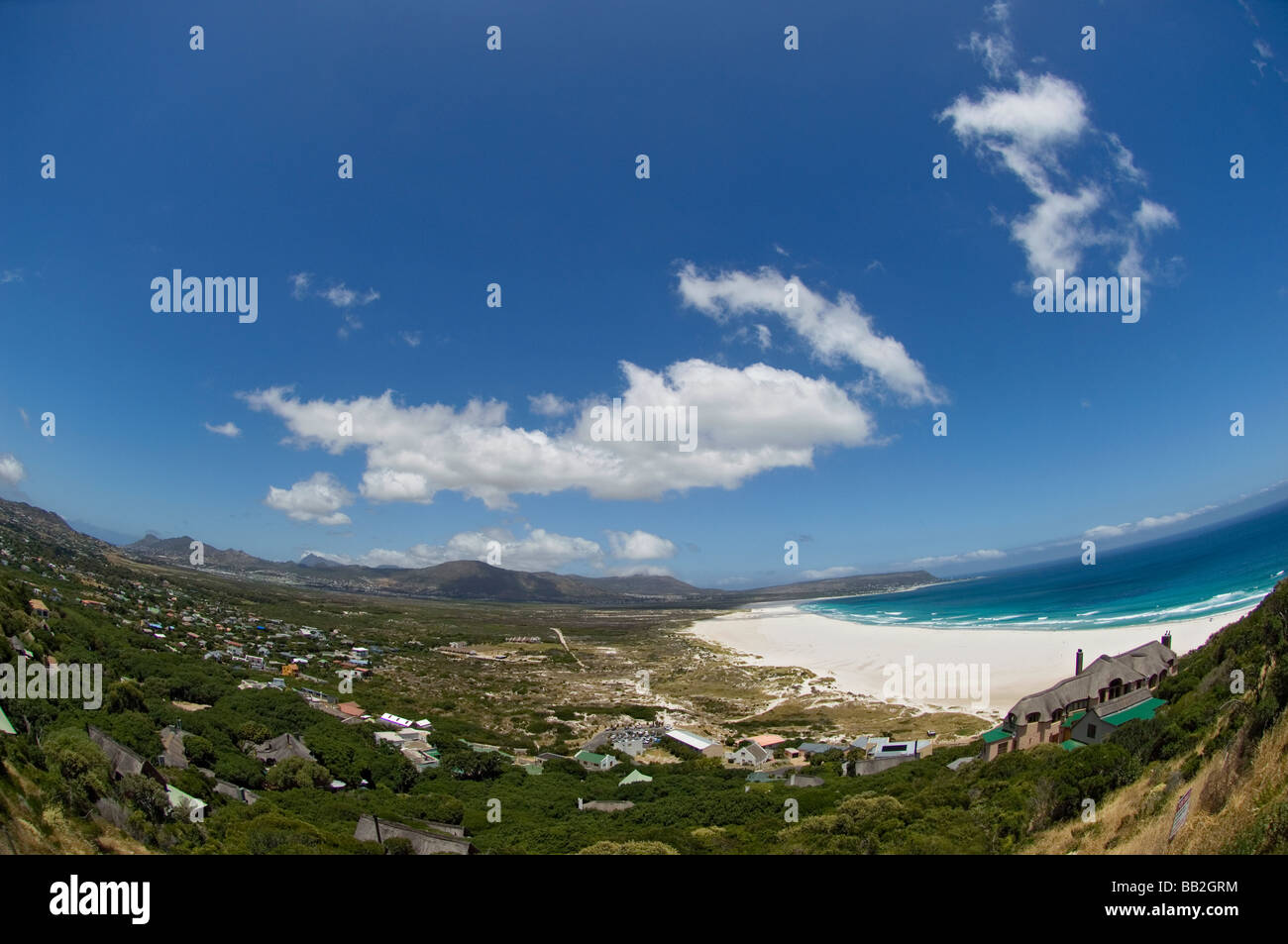 View of Noordhoek Beach, Cape Point Peninsula, Cape Town, South Africa ...